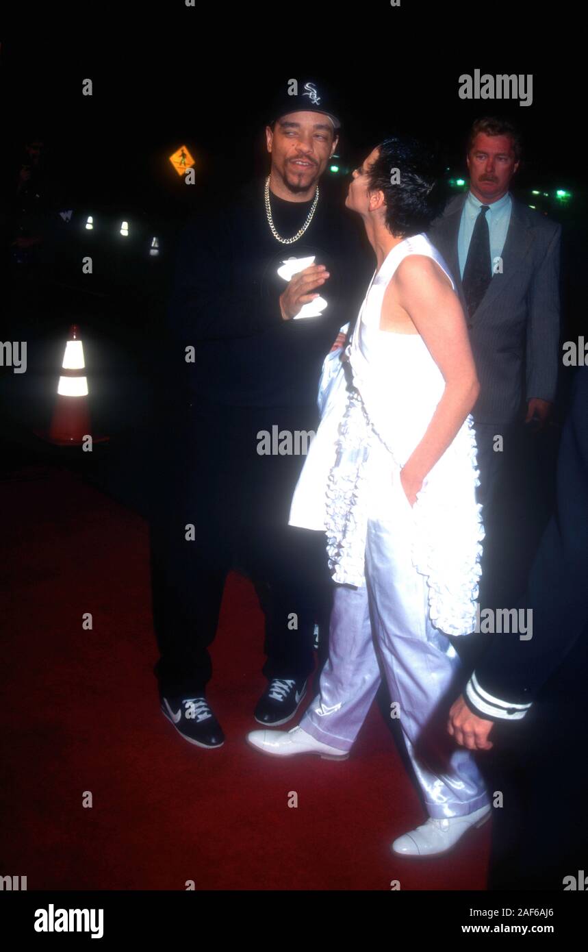 Hollywood, California, USA 30th March 1995 Rapper/actor Ice-T and ...