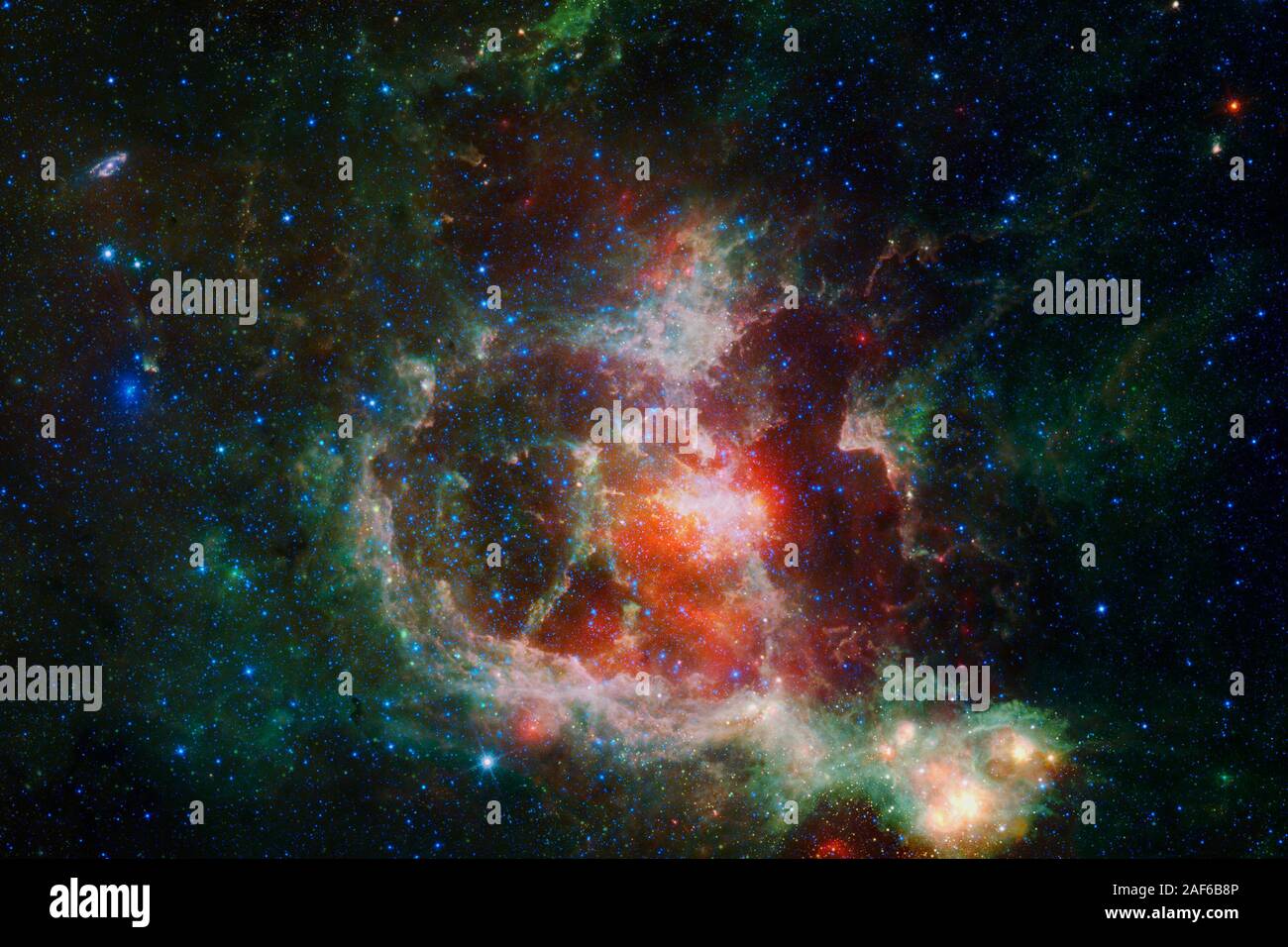 Infinite space with nebulae and stars. Elements of this image furnished ...