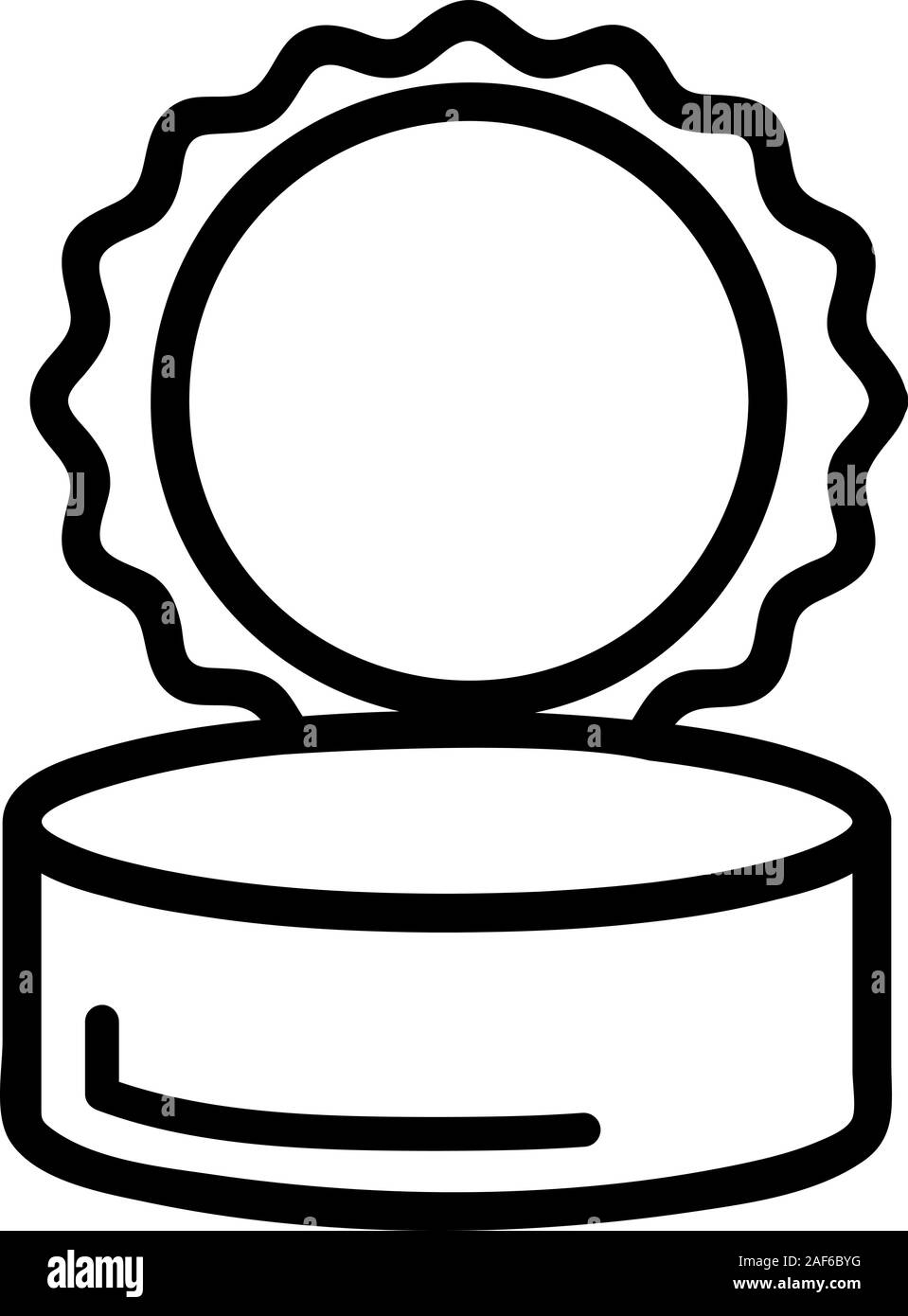 can icon vector. Isolated contour symbol illustration Stock Vector ...