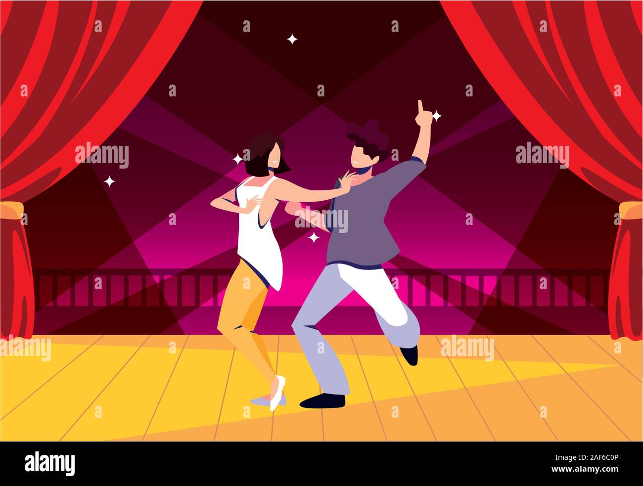 Male dancer stage nightlife Stock Vector Images - Alamy