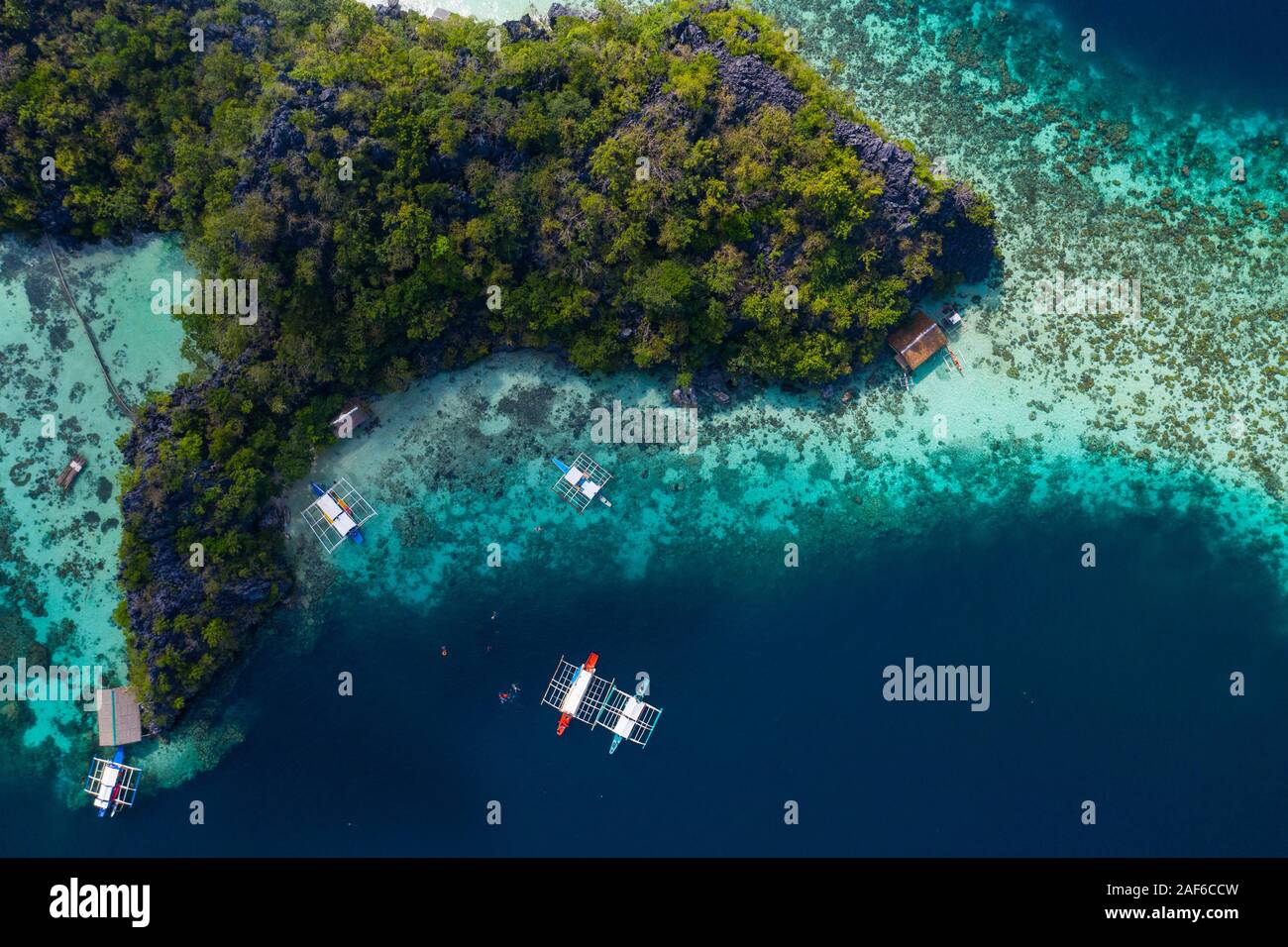 Aerial overhead image taken with a drone of the area known as Skeleton ...