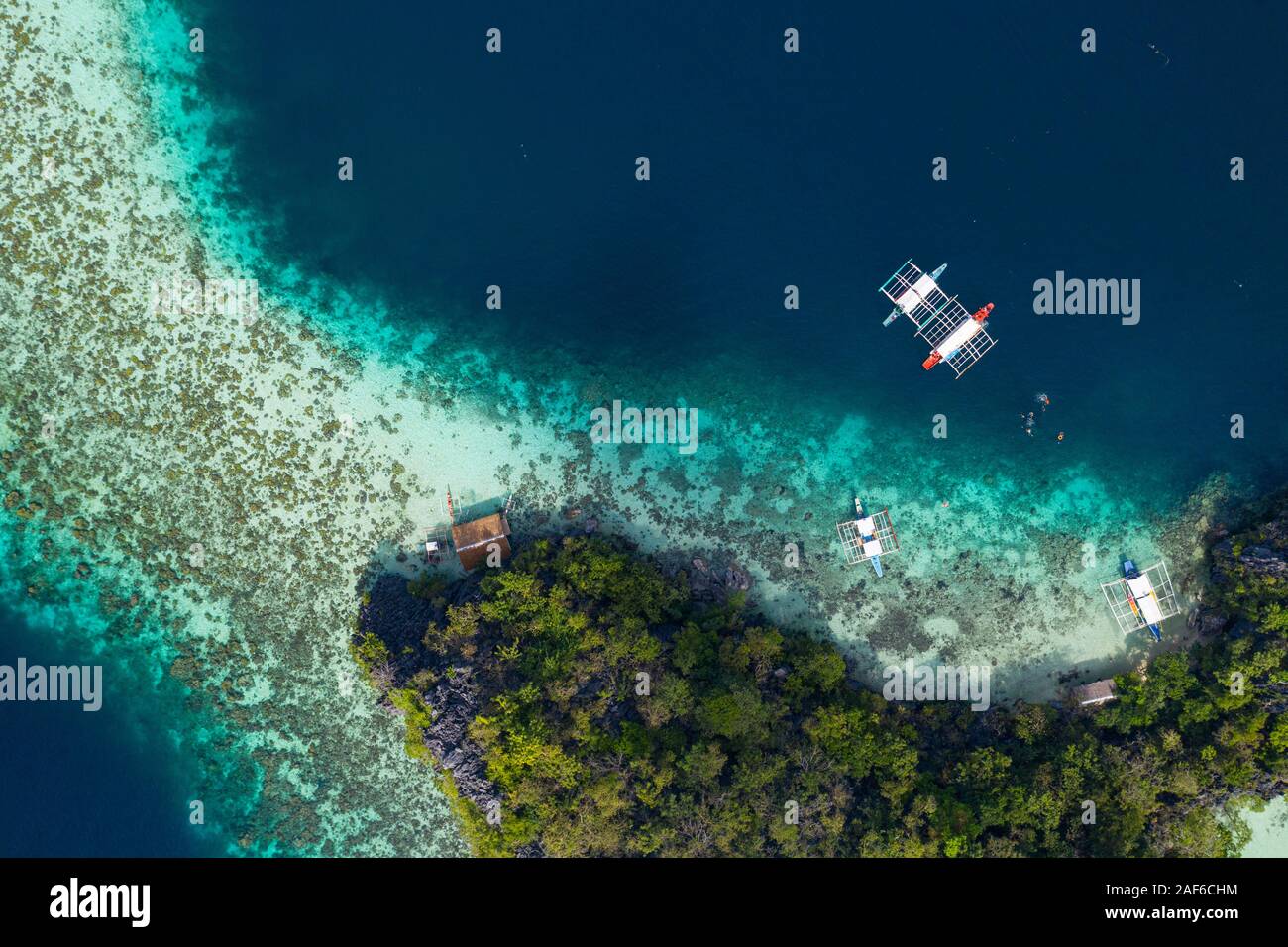 Aerial overhead image taken with a drone of the area known as Skeleton ...