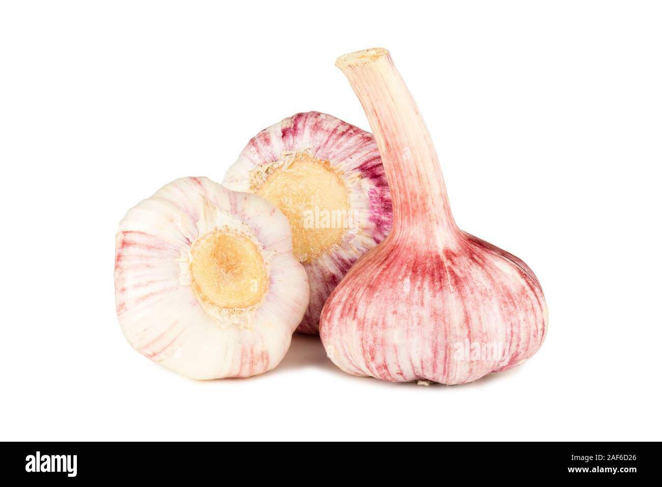Fresh garlic isolated Stock Photo - Alamy