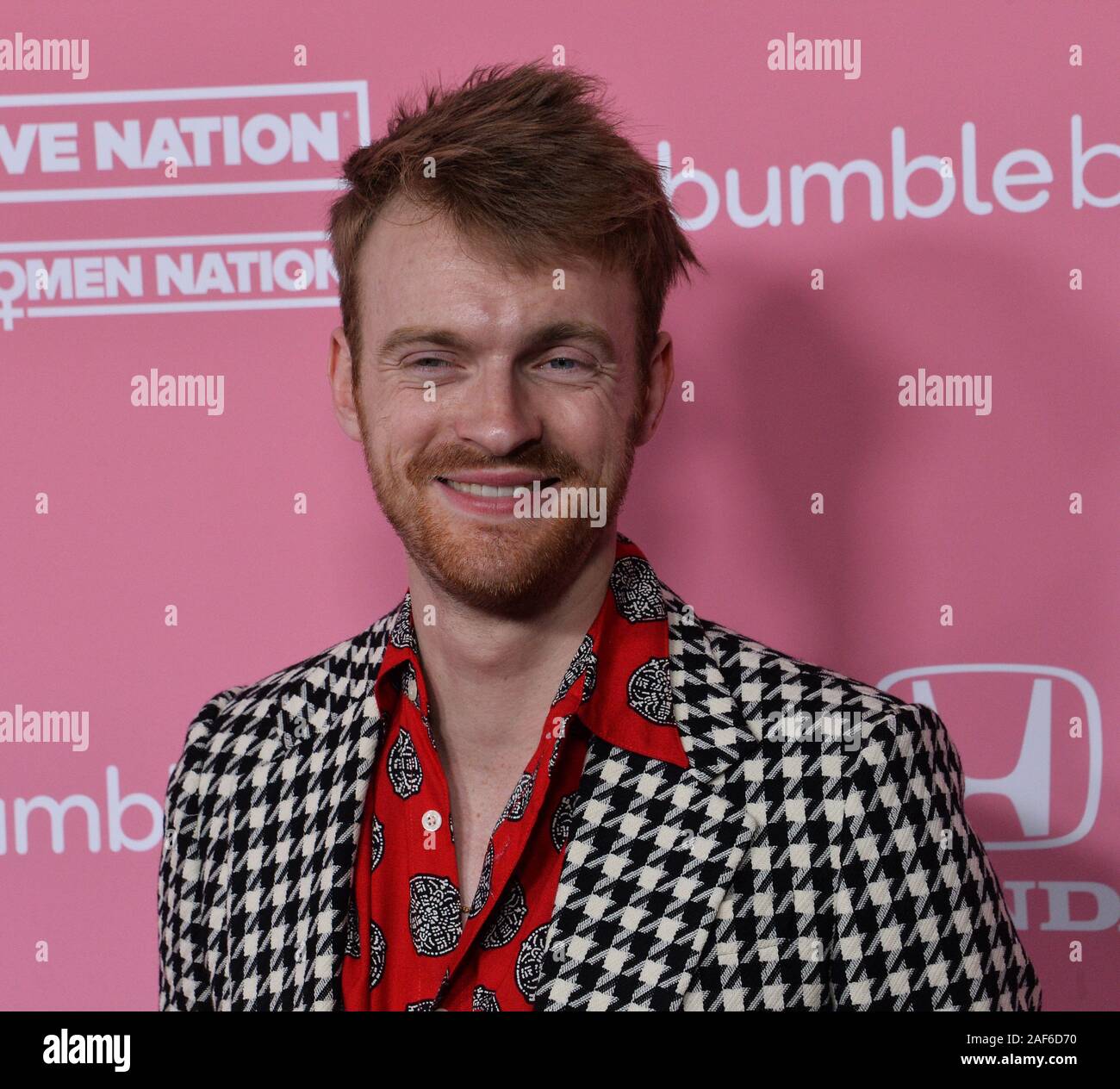 Los Angeles, United States. 13th Dec, 2019. Singer Finneas O'Connel ...