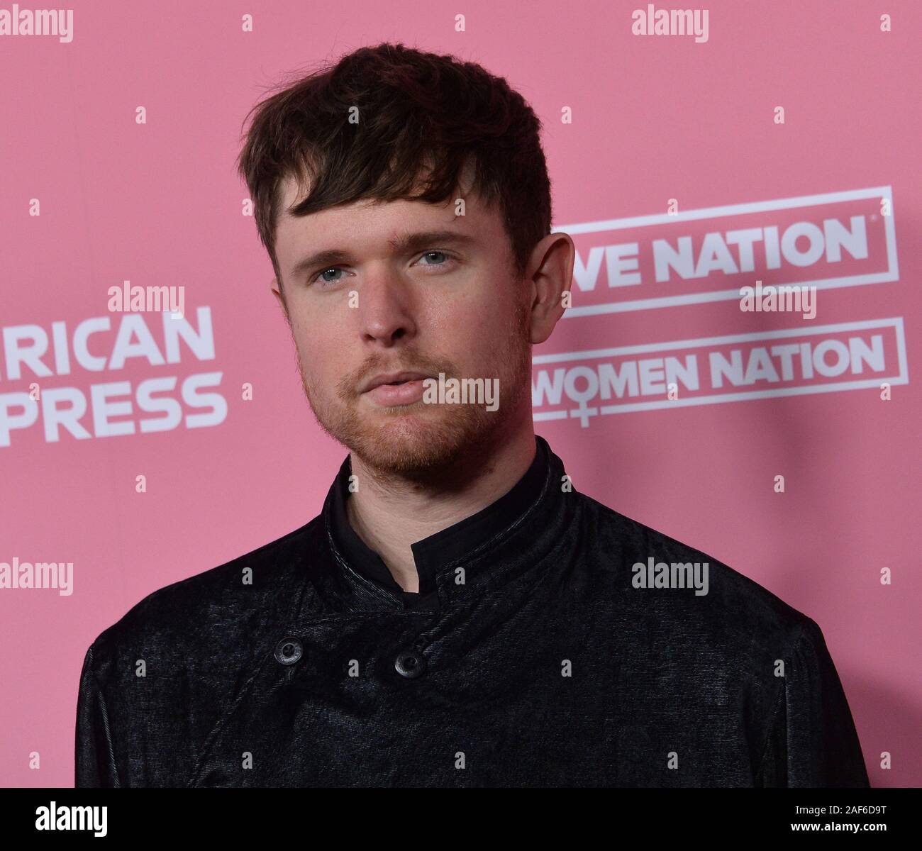 Los Angeles, United States. 13th Dec, 2019. James Blake arrives for the ...