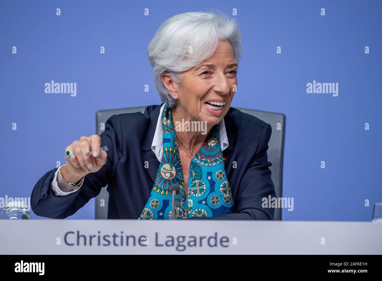 Christine lagarde laughing hi-res stock photography and images - Alamy