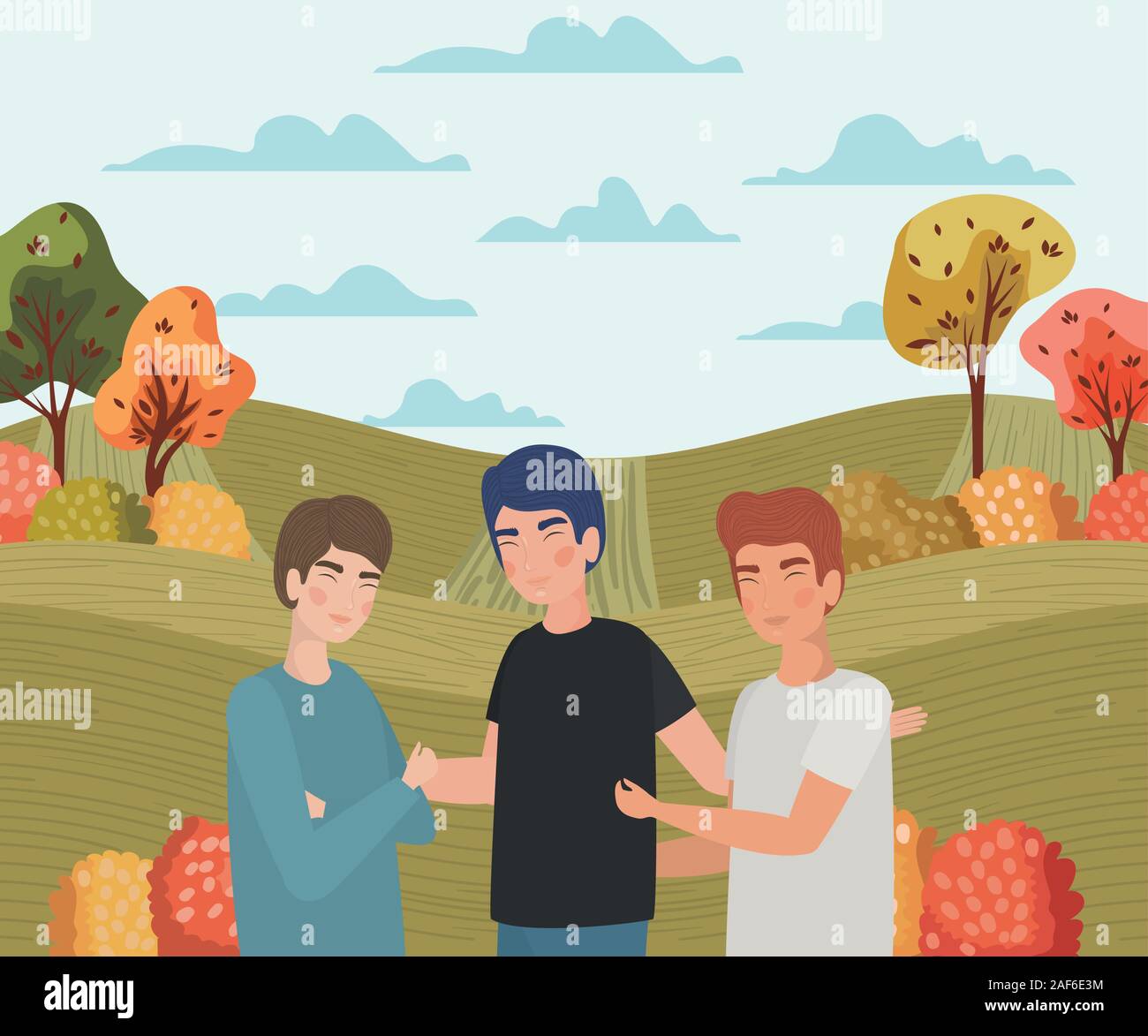 Avatar men drawing vector design Stock Vector Image & Art - Alamy