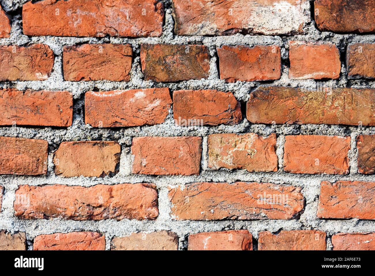 Texture background of old red brick masonry Stock Photo - Alamy