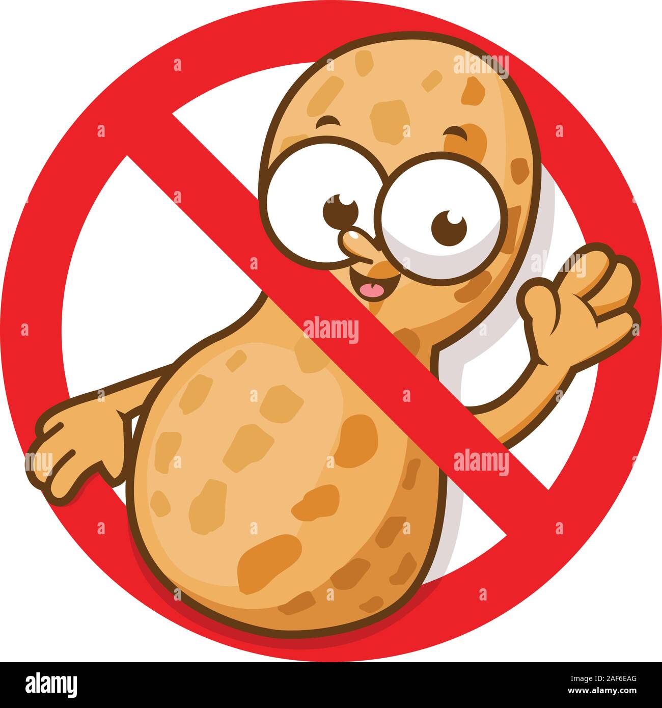 Red peanuts Stock Vector Images - Alamy