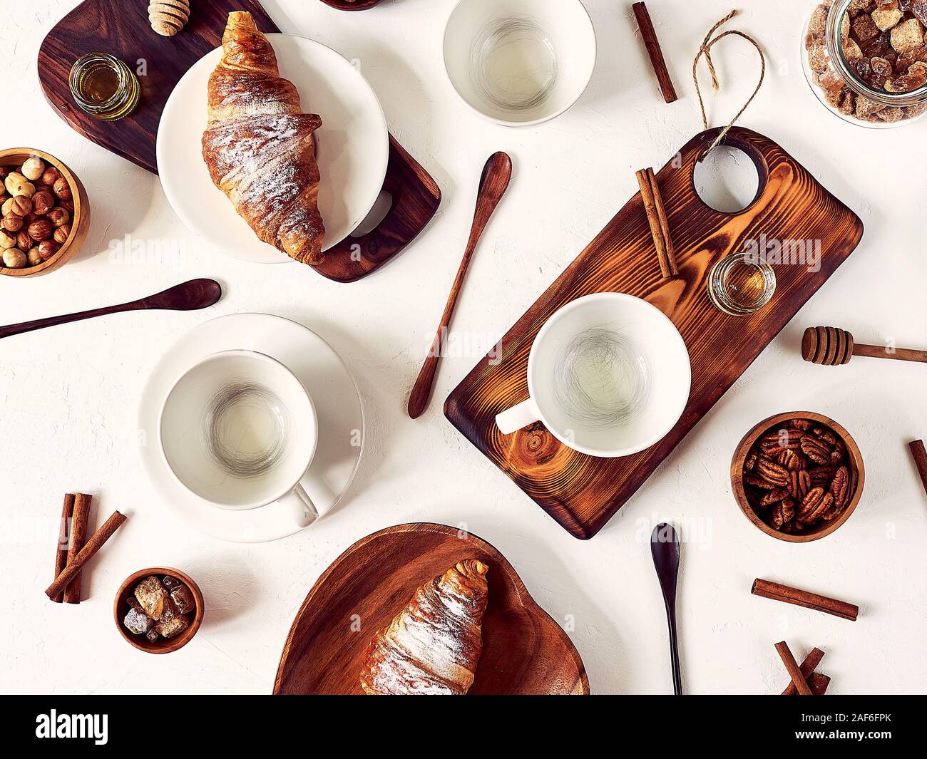 European breakfast coffee croissants hi-res stock photography and ...