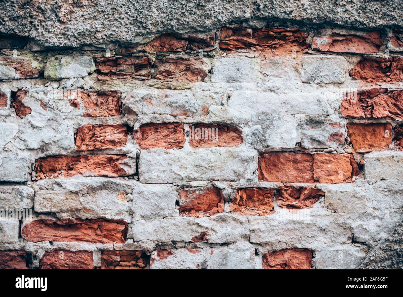 Texture background of the wall of an old stone building Stock Photo - Alamy