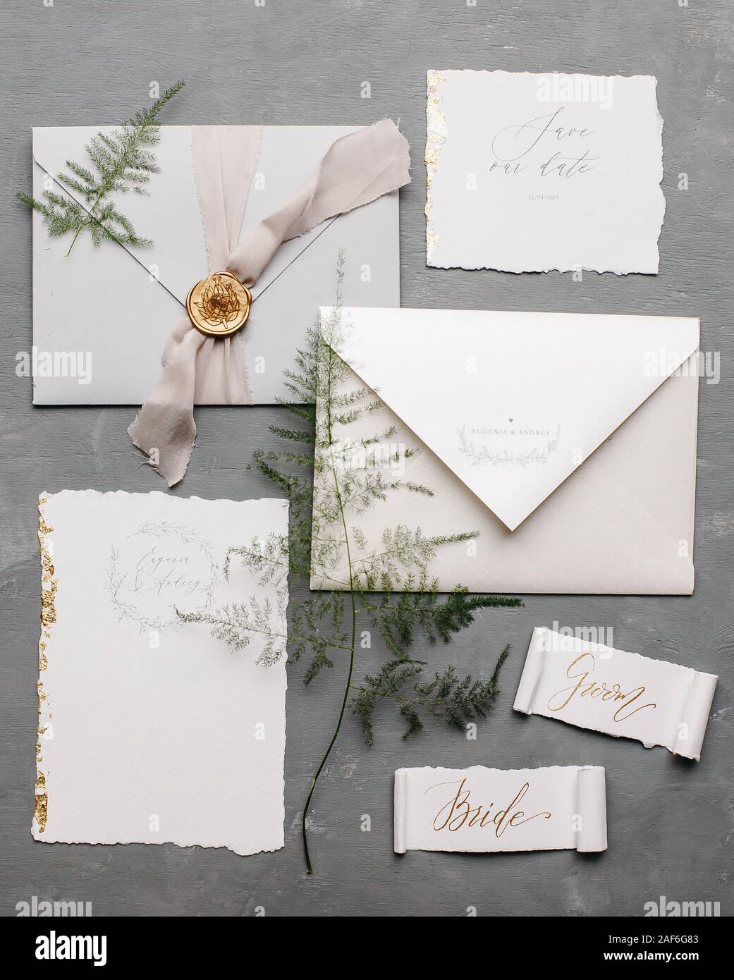 Wedding invitation flat lay 60 photos - Astyledwedding.com
