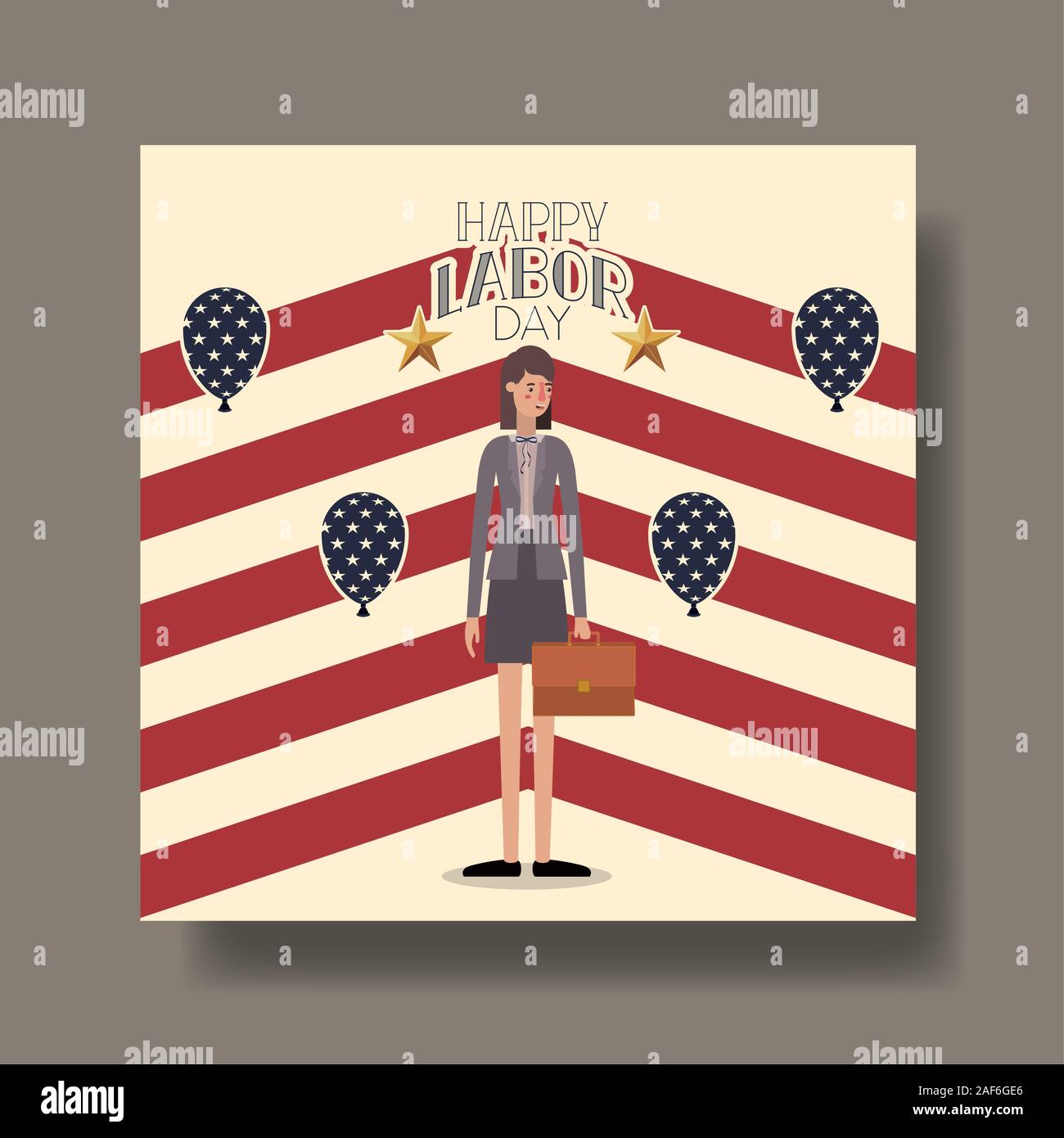 Businesswoman enjoy Stock Vector Images - Alamy