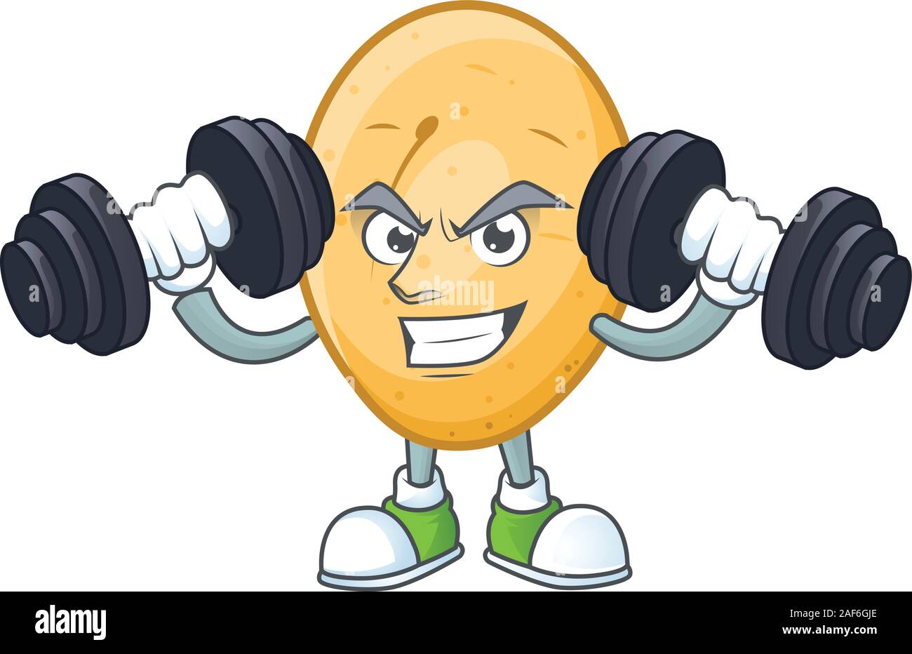 Fitness potato Stock Vector Images - Alamy