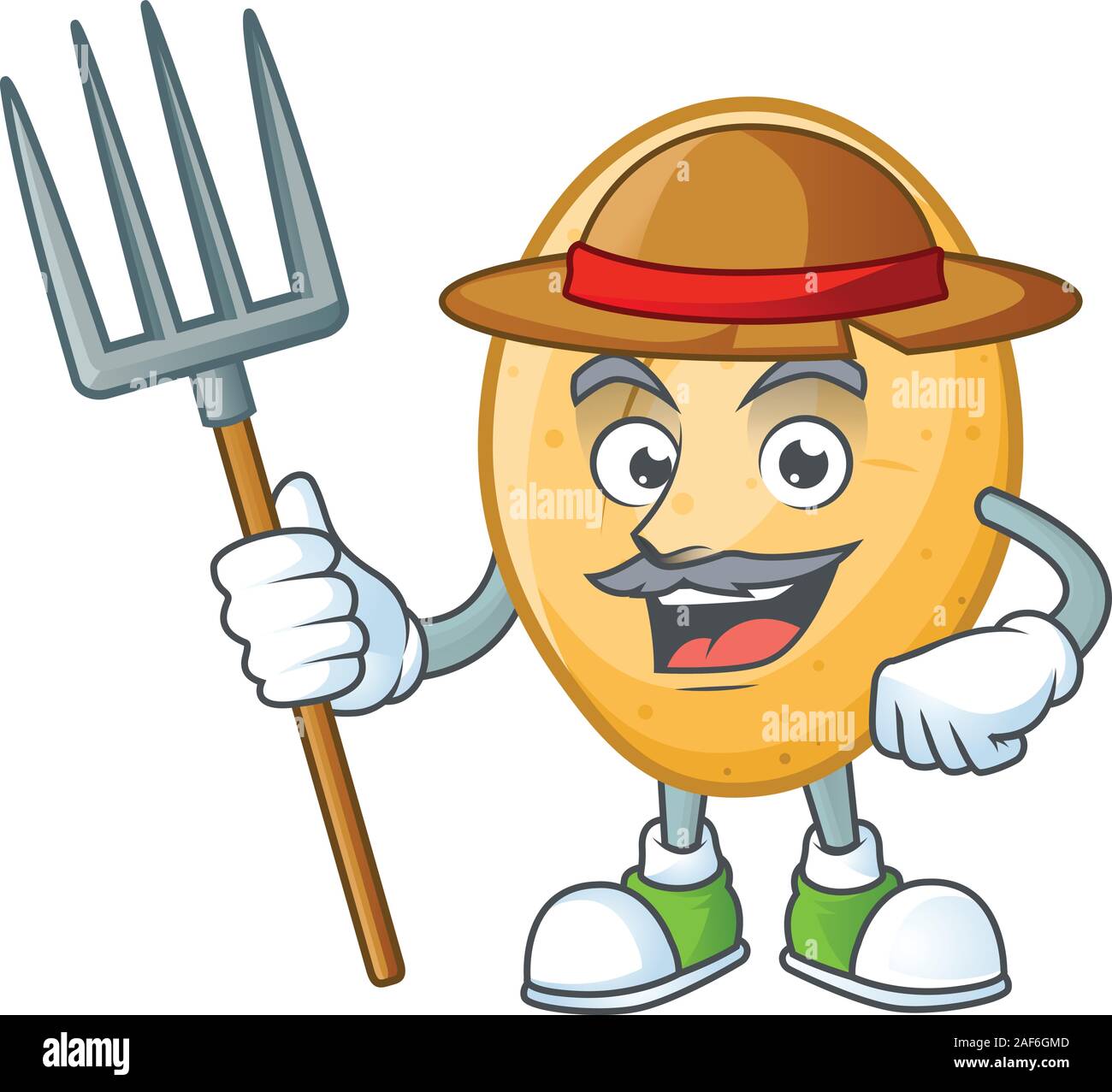 Potato Farmer Illustration High Resolution Stock Photography and Images ...