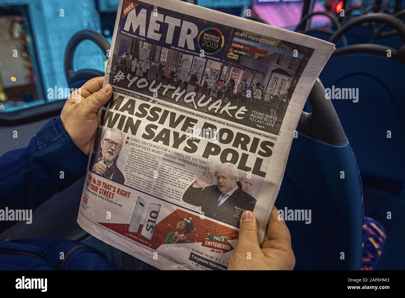 2019 general election newspaper hi-res stock photography and images - Alamy