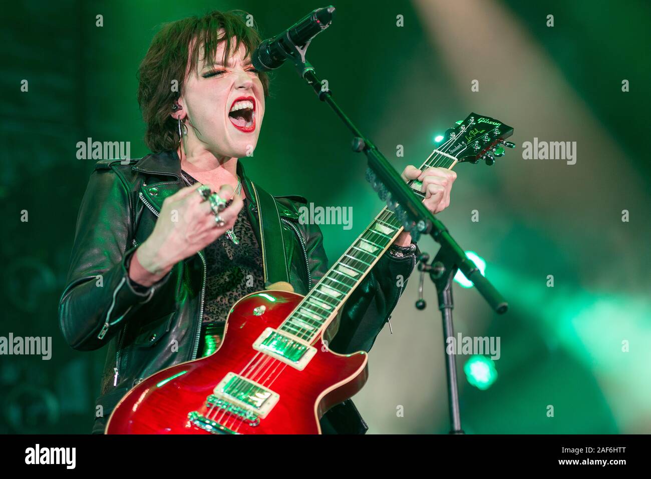 Rock band Halestorm - Live at the SSE Hydro, Glasgow, Scotland on 24th ...