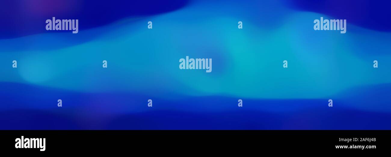 blurred horizontal background with dark blue, strong blue and medium ...