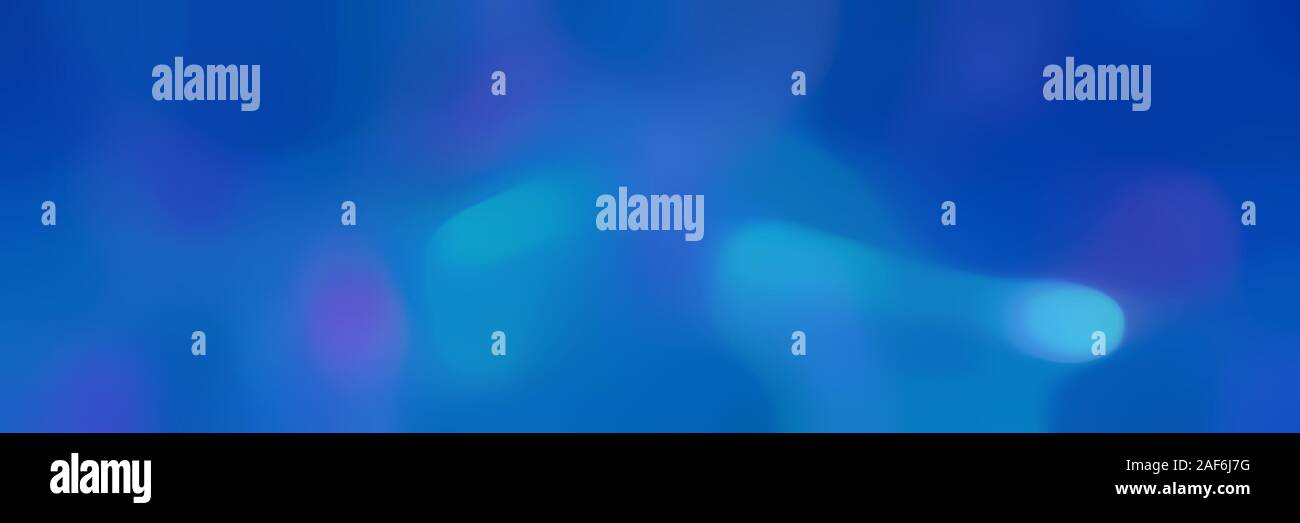 soft blurred horizontal background with strong blue, dodger blue and ...