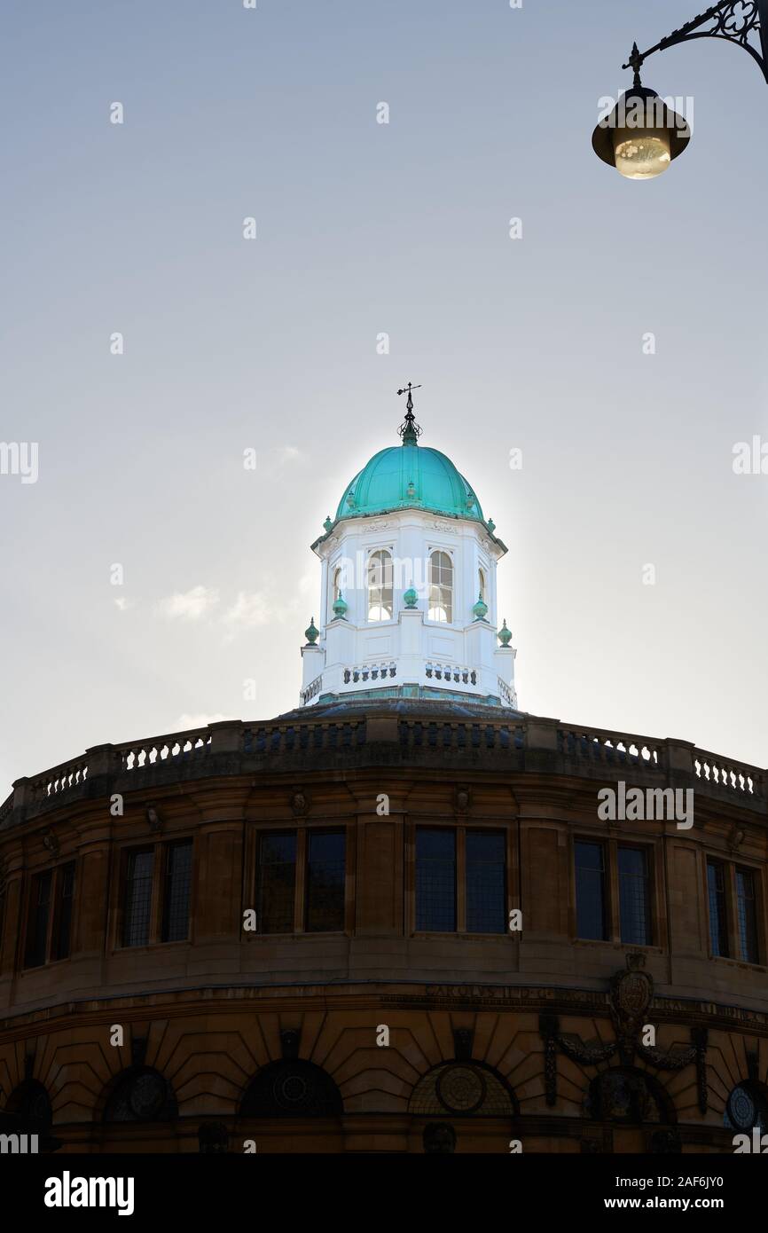 Domed turret on the roof of the Sheldonian theatre, university of ...