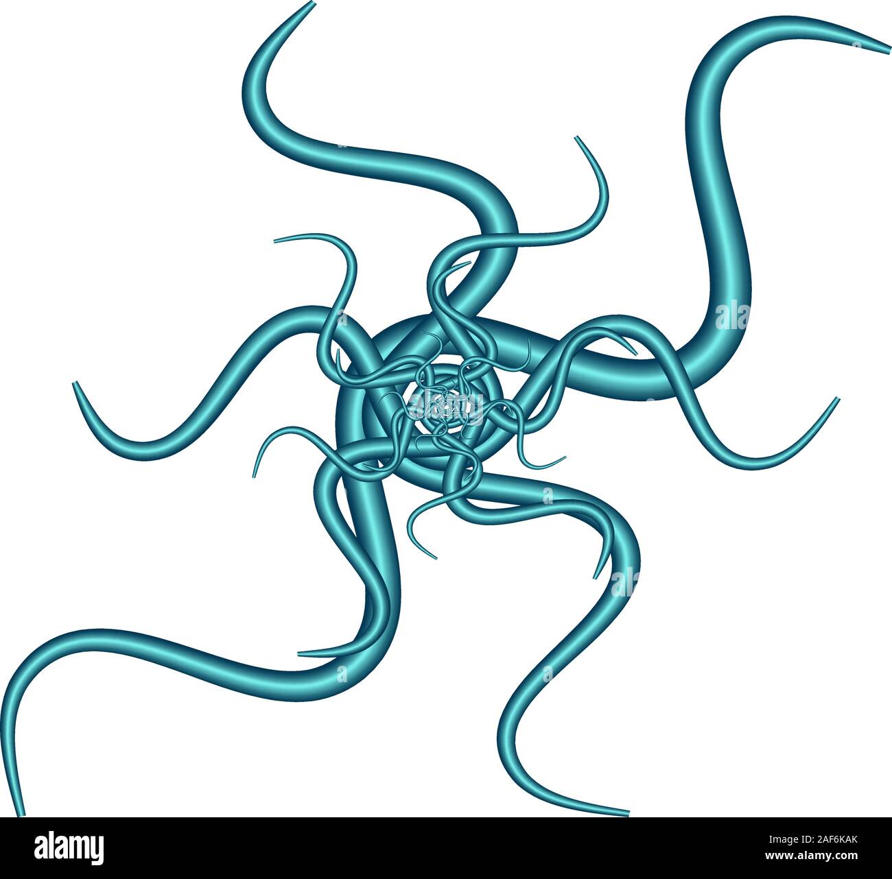 Abstract blue gradient figure with lines. Fabric waves vortex print ...