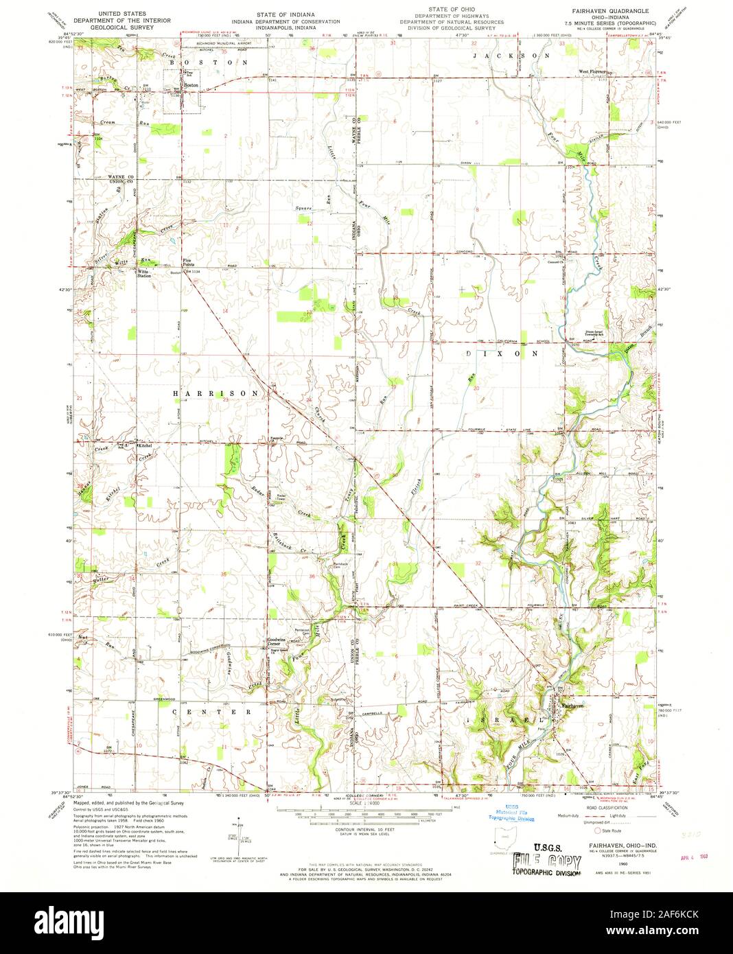 Map of fairhaven hi-res stock photography and images - Alamy