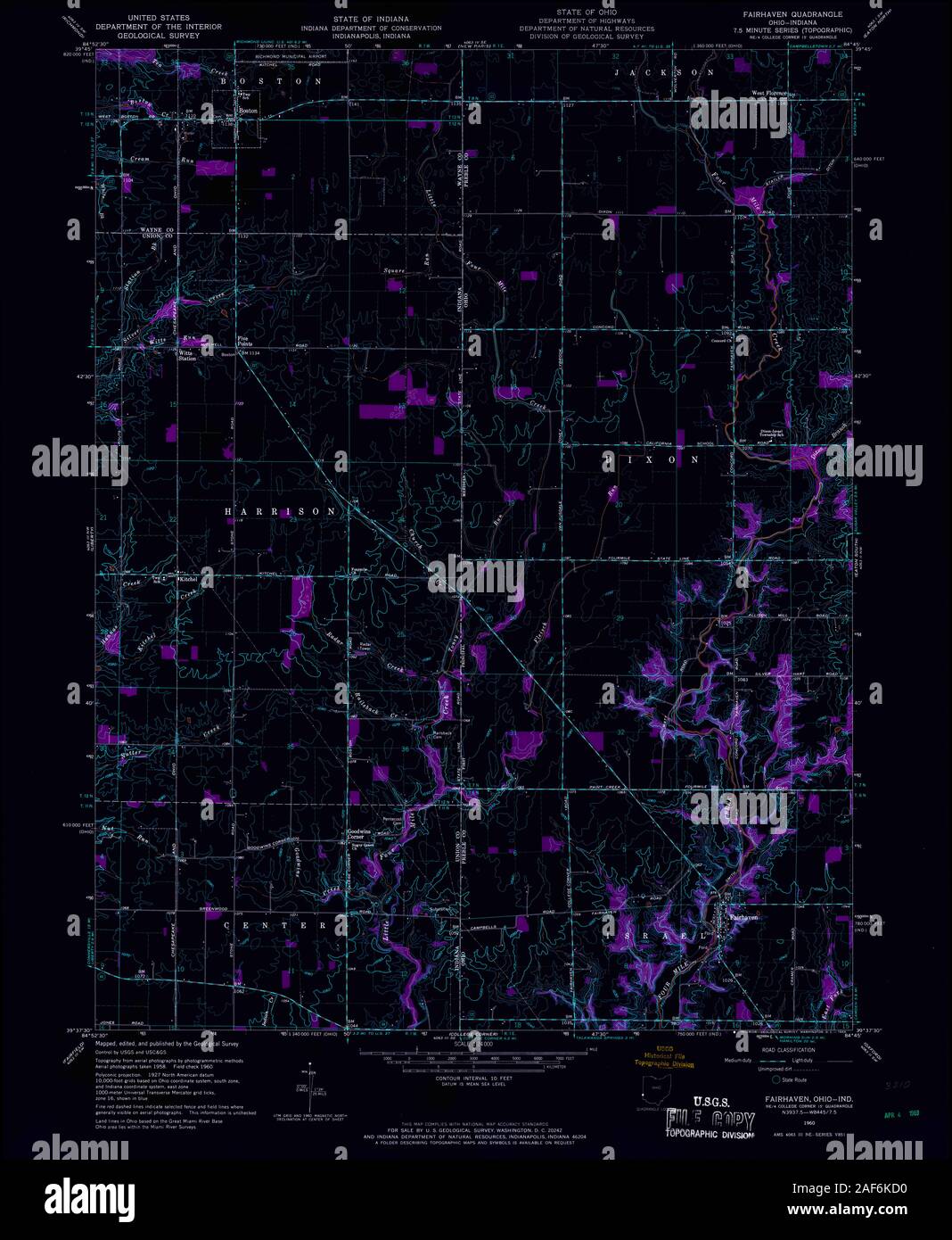 Map of fairhaven hi-res stock photography and images - Alamy