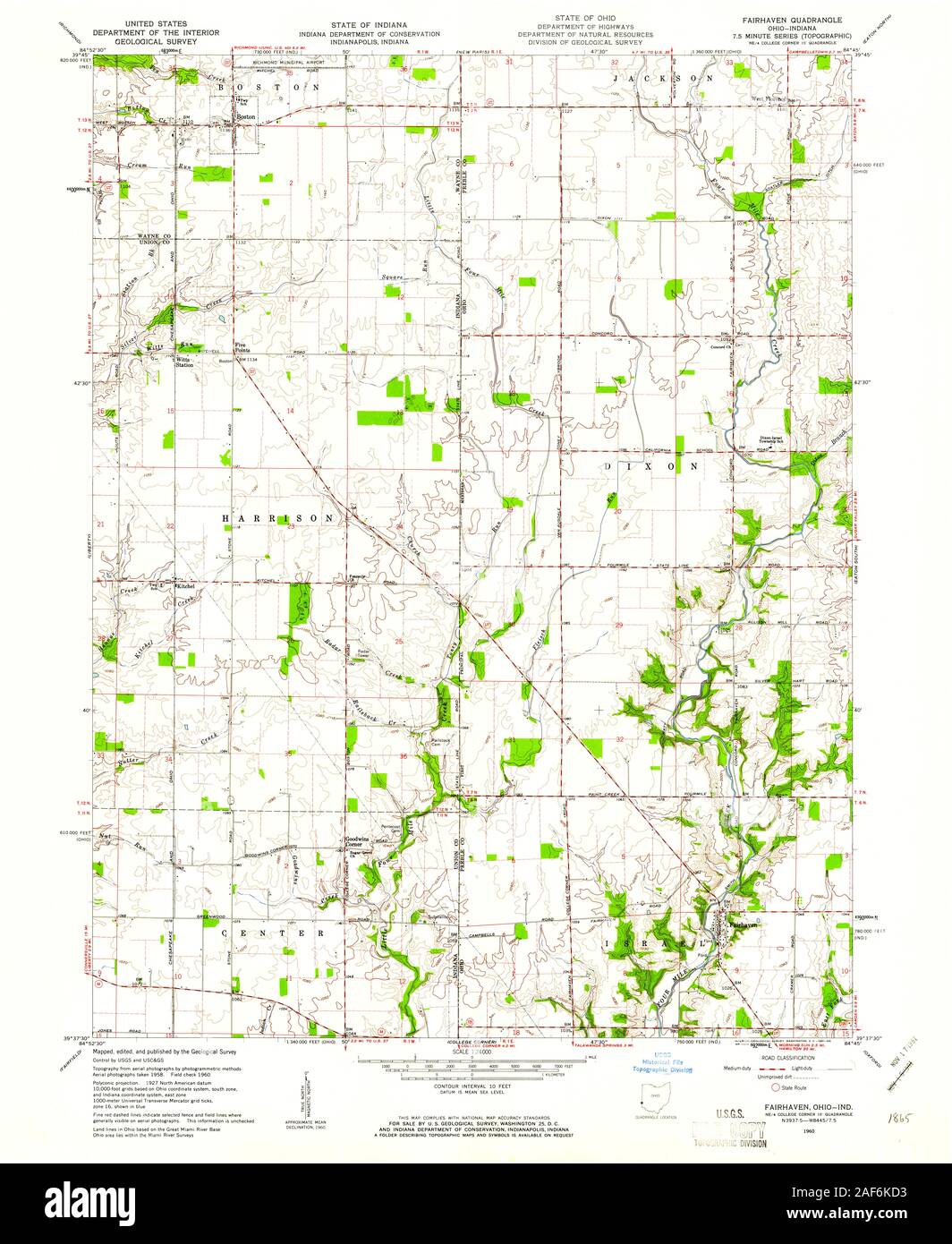 Map of fairhaven hi-res stock photography and images - Alamy