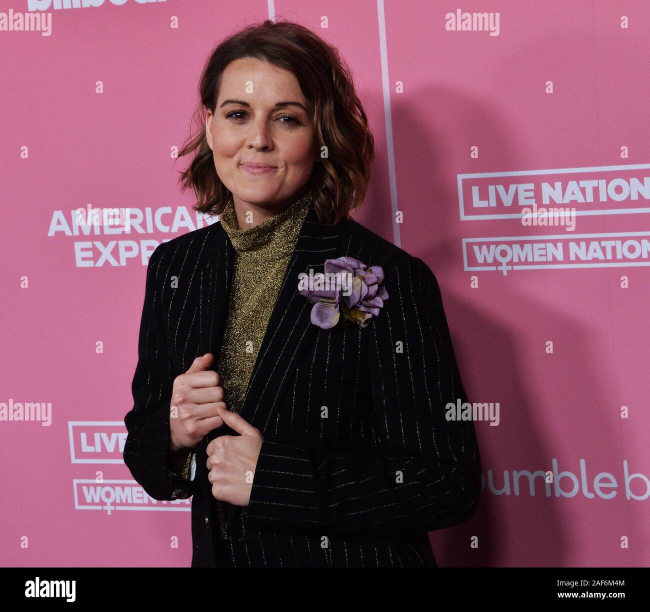 Los Angeles, United States. 13th Dec, 2019. Brandi Carlile, who was ...