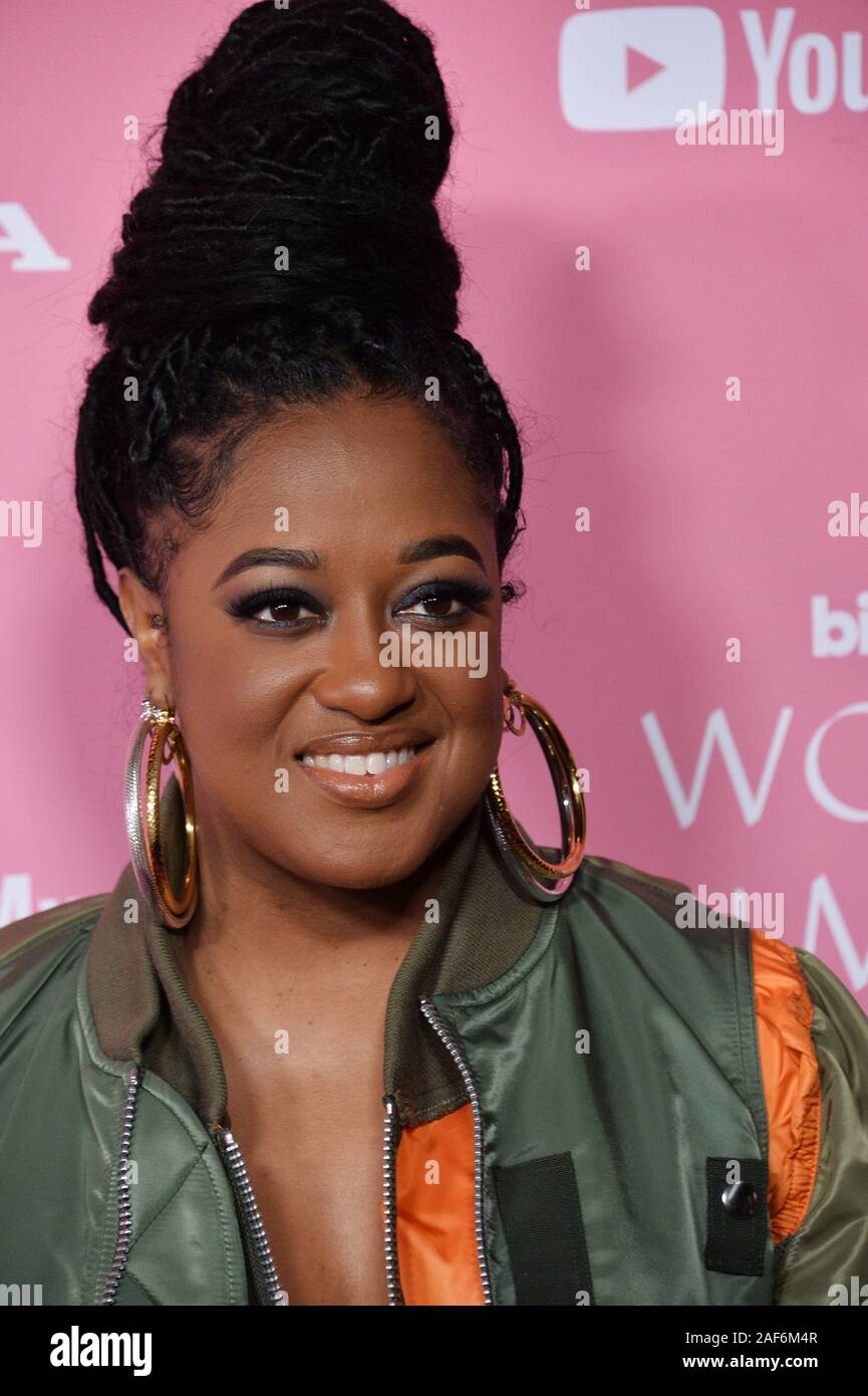 Los Angeles, United States. 13th Dec, 2019. Rapper Rapsody arrives for ...