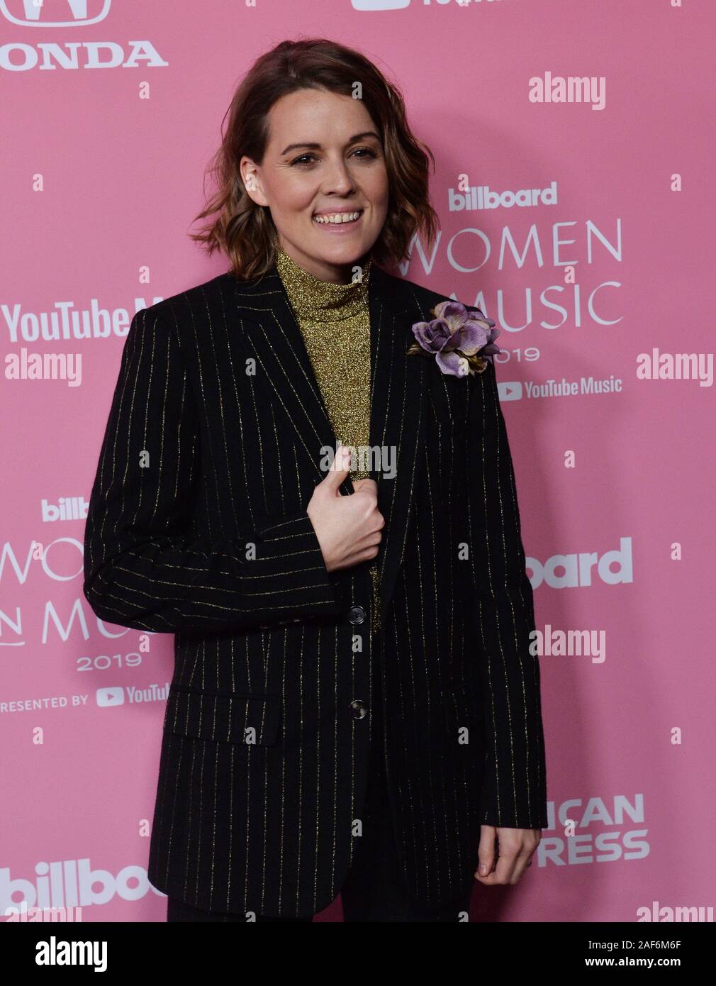 Los Angeles, United States. 13th Dec, 2019. Brandi Carlile, who was ...