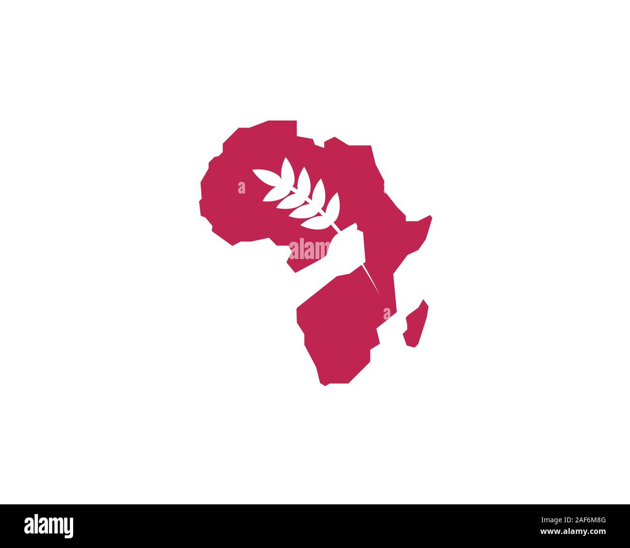 Creative map african continent Cut Out Stock Images & Pictures - Alamy