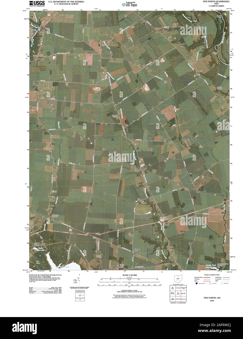 Five points map Cut Out Stock Images & Pictures - Alamy