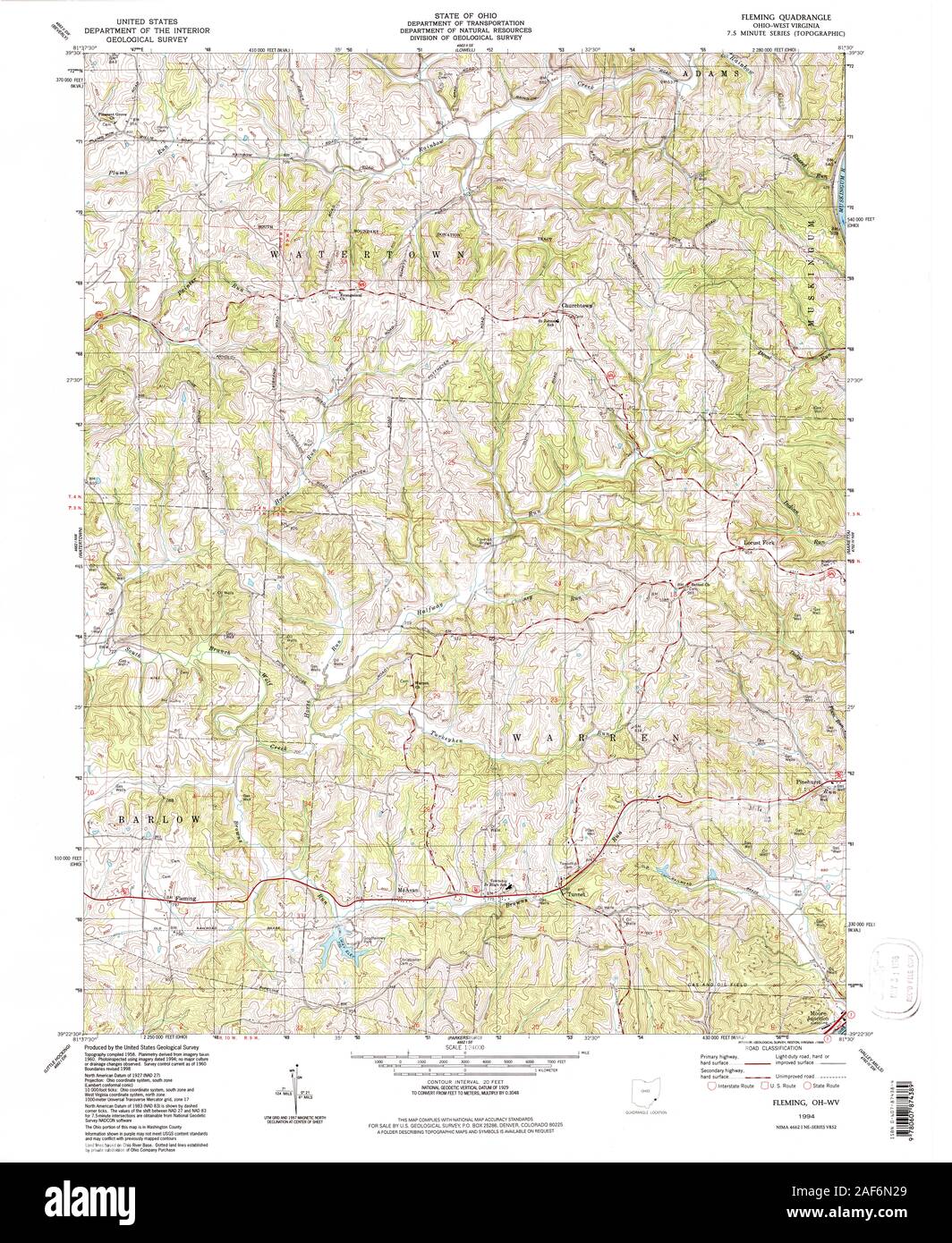 Fleming map hi-res stock photography and images - Alamy