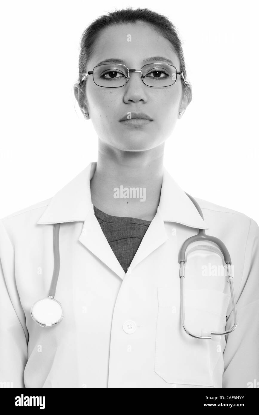 Beautiful woman wearing black medical hi-res stock photography and ...