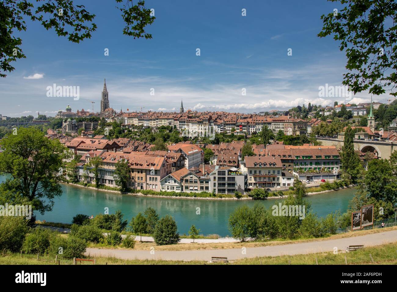 Bern old town panoramic view hi-res stock photography and images - Alamy