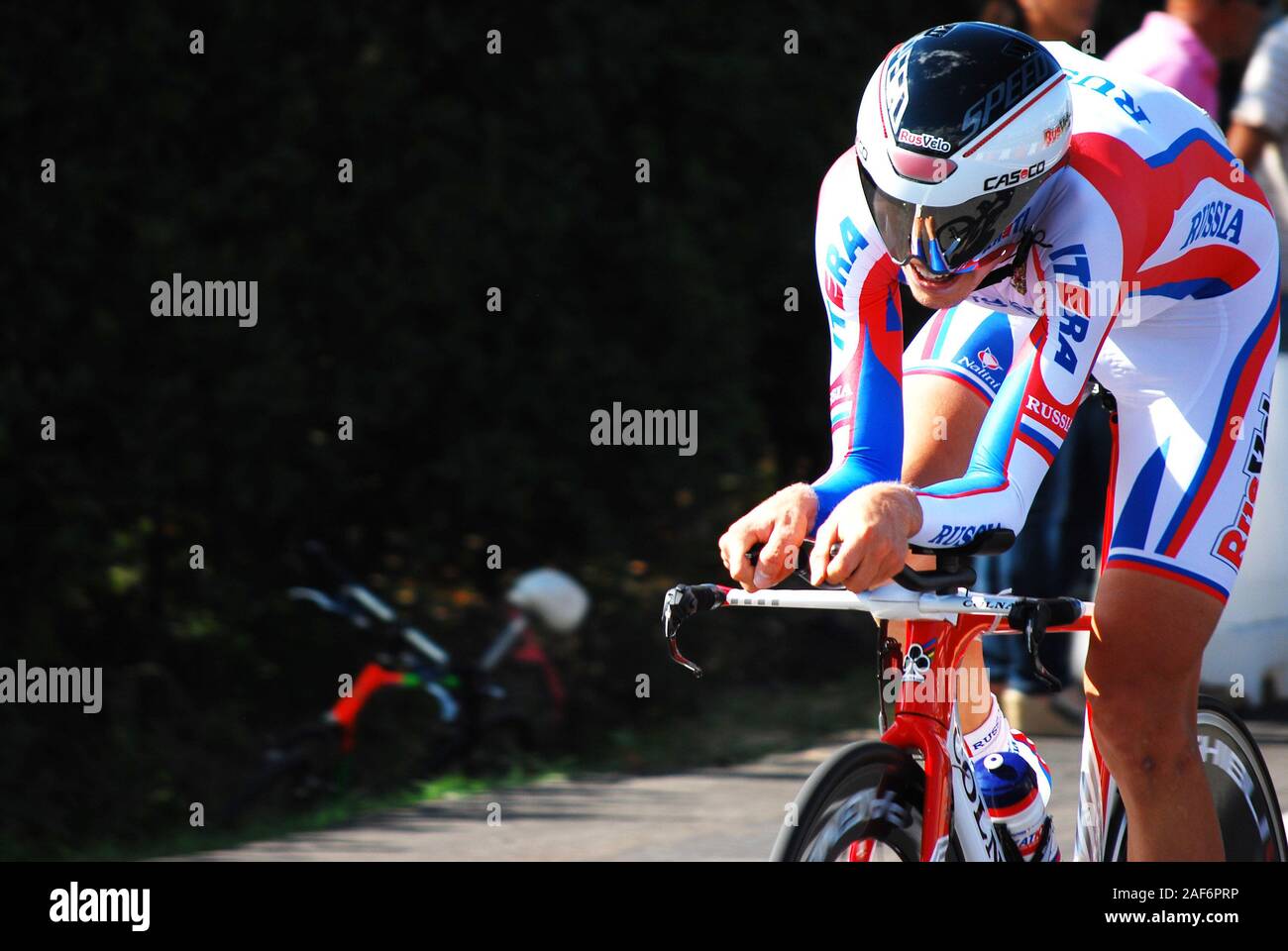 Professional cyclist during a race Stock Photo - Alamy