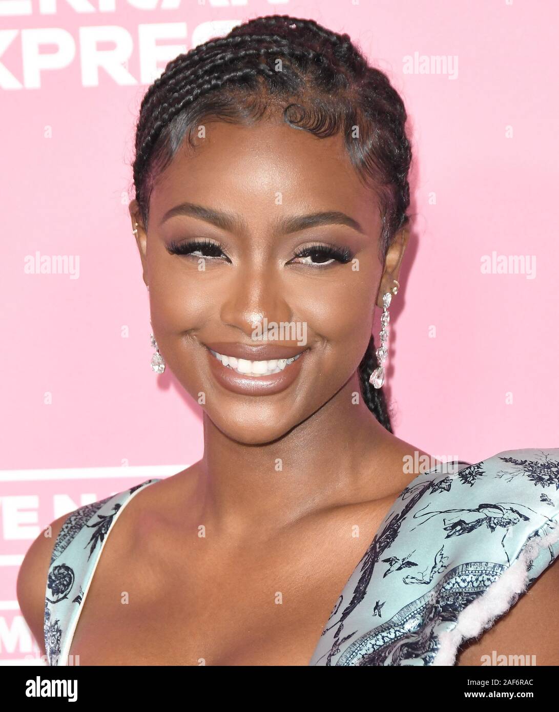 Los Angeles, USA. 12th Dec, 2019. Justine Skye arrives at the 2019 ...
