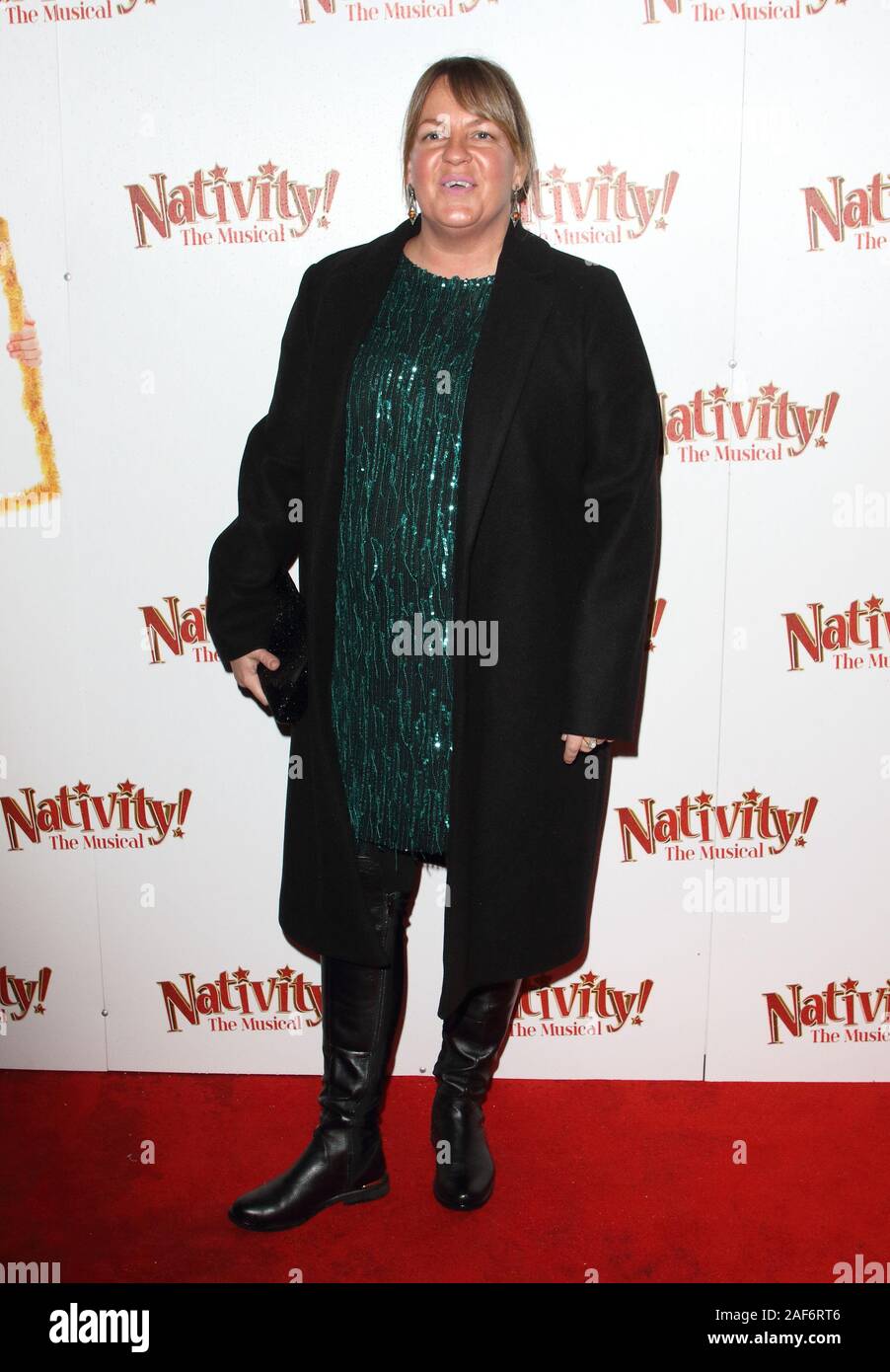 Lorraine Stanley attends the press night performance of "Nativity! The ...