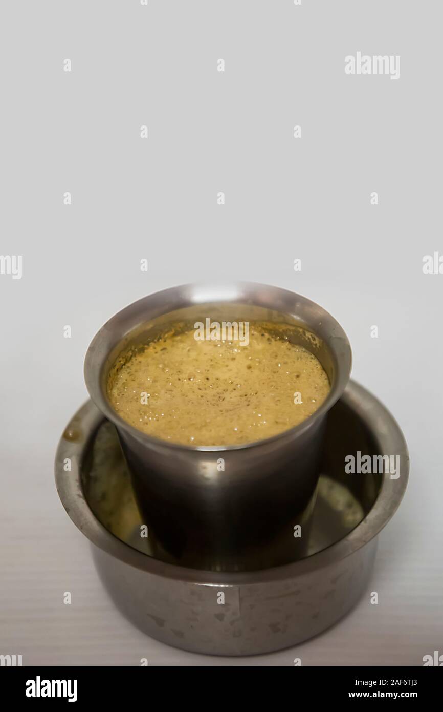 Tamilnadu filter coffee hi-res stock photography and images - Alamy