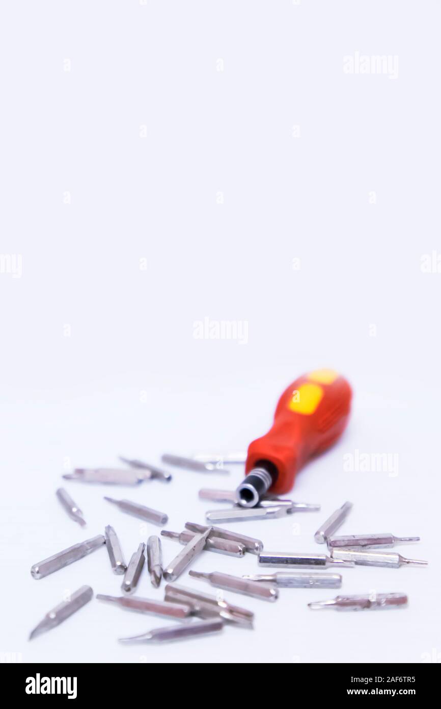 Precision Pc Computer Screwdriver Tool Stock Photo - Alamy