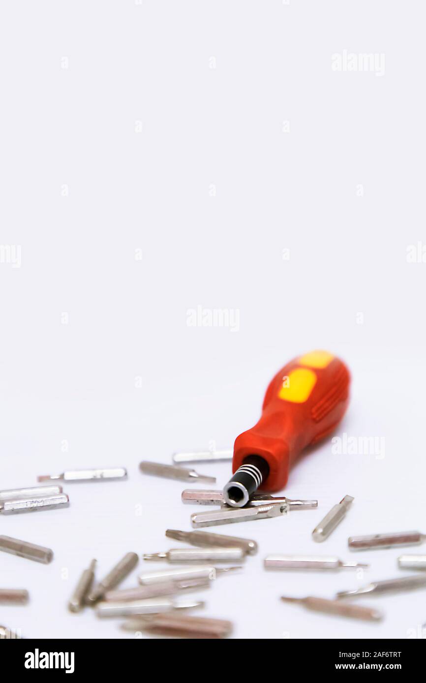 Screwdriver Set Phillips Flat Slot Head Magnetic Tip Screw Driver Stock ...