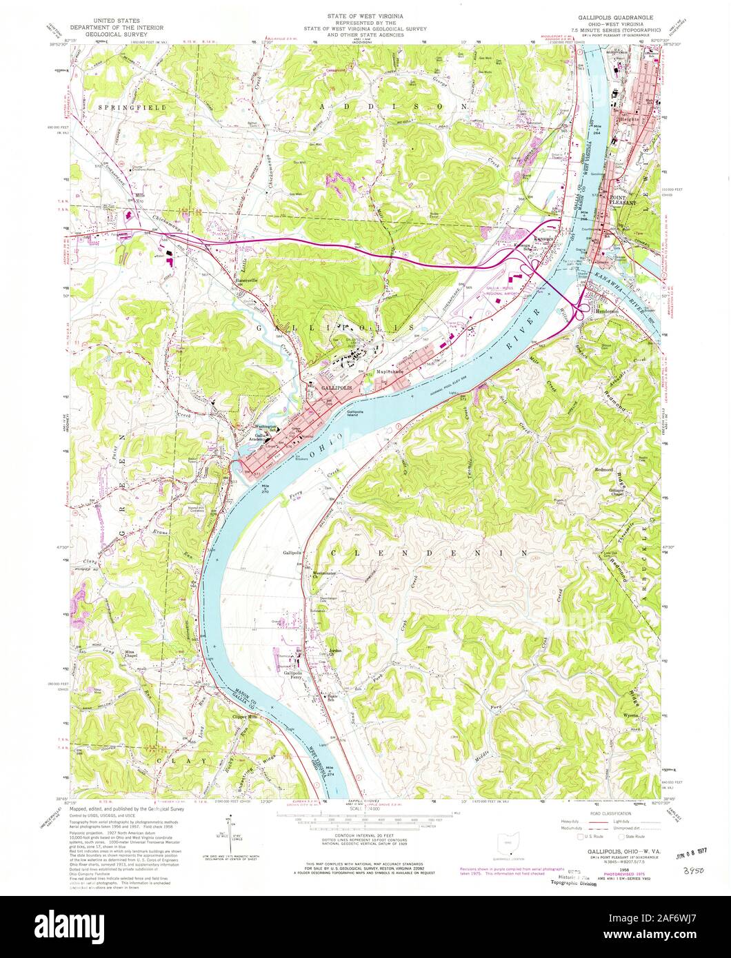 Map of gallipolis hi-res stock photography and images - Alamy