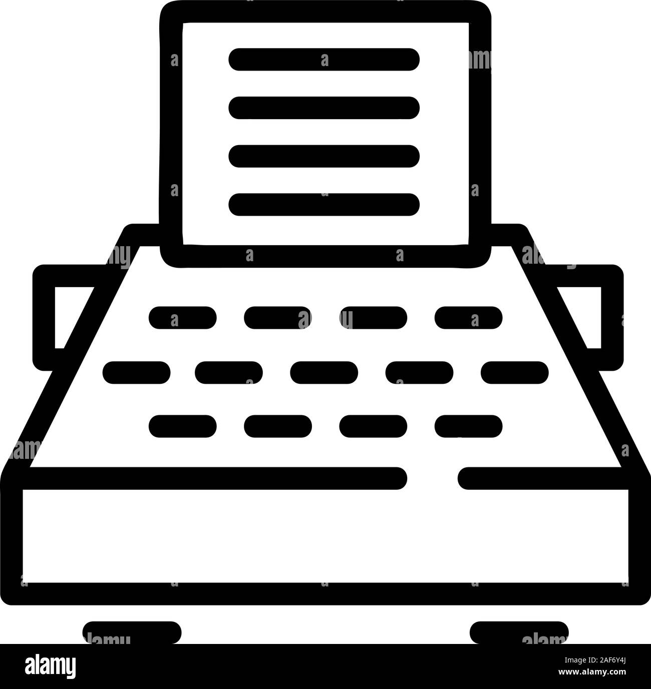 Journalism Icon Vector Isolated Contour Symbol Illustration Stock Vector Image And Art Alamy