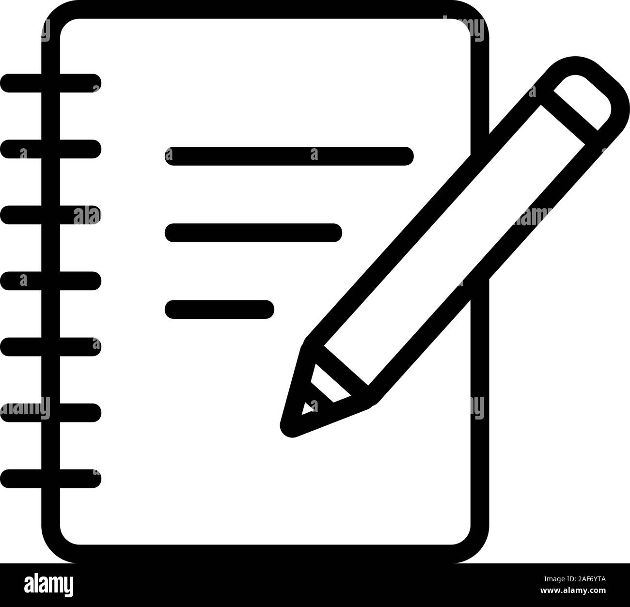 Journalism icon vector. Isolated contour symbol illustration Stock ...
