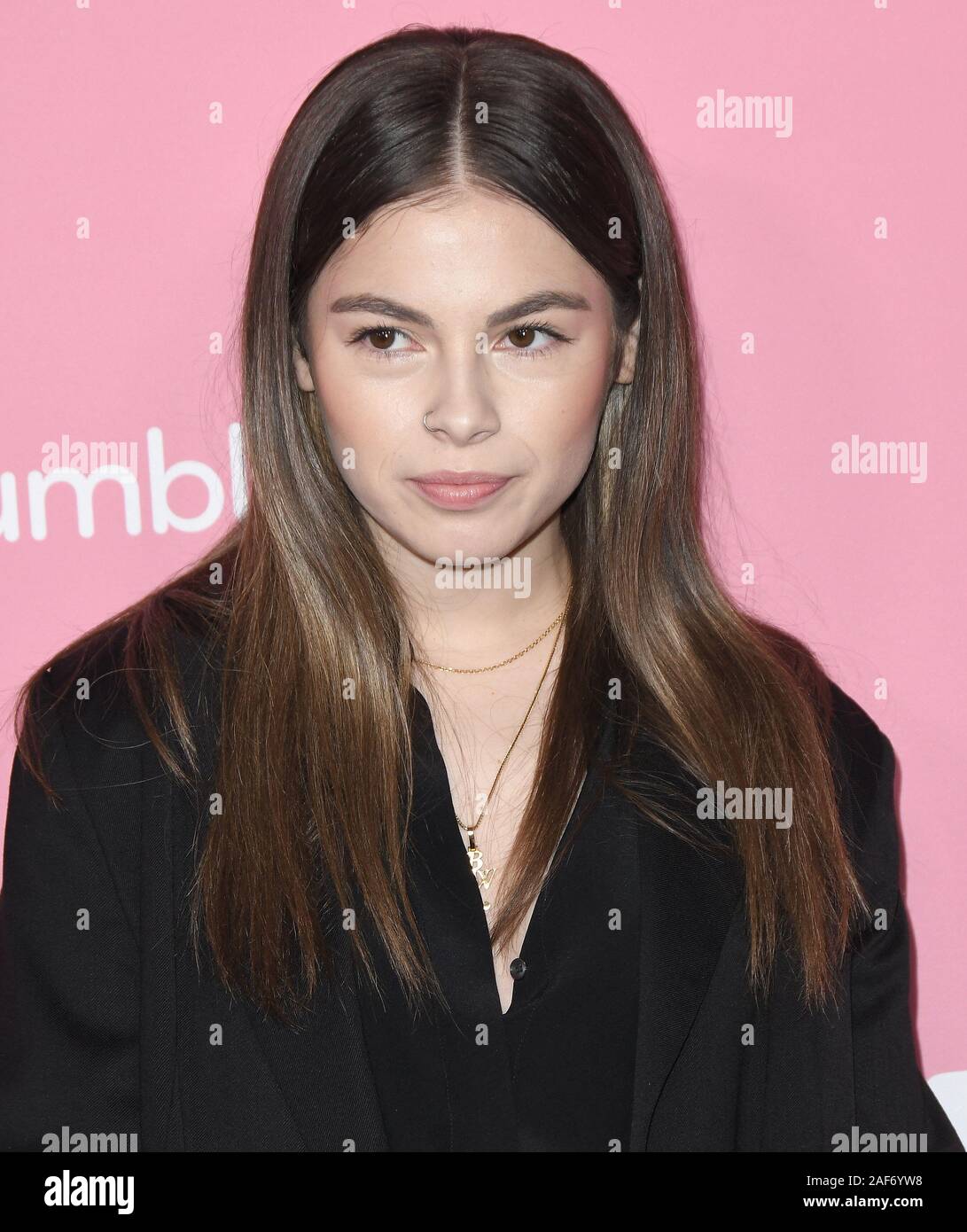 Los Angeles, USA. 12th Dec, 2019. Destiny Rogers arrives at the 2019 ...