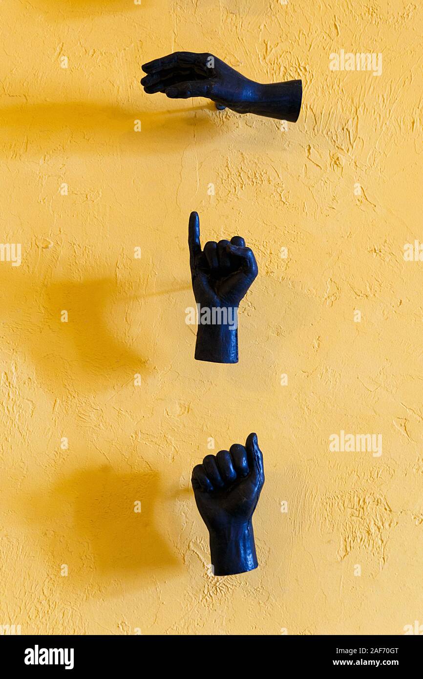 Metalllic hands hi-res stock photography and images - Alamy