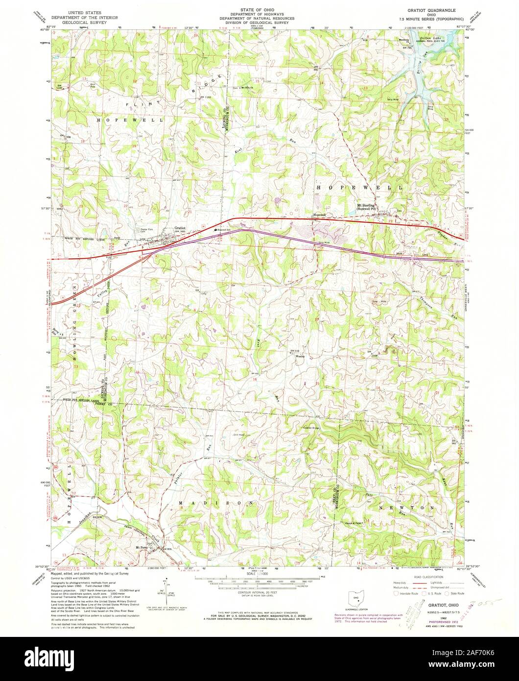 Map of gratiot hi-res stock photography and images - Alamy