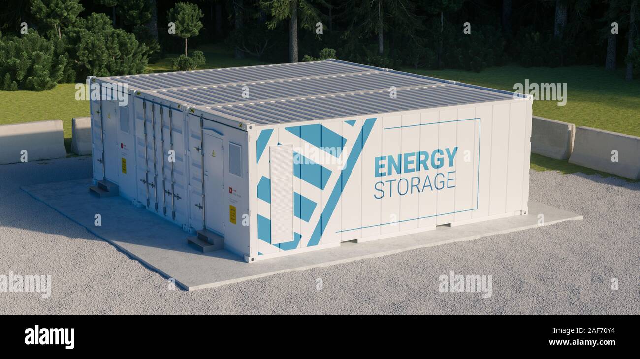 Concept of energy storage unit consisting of multiple conected ...