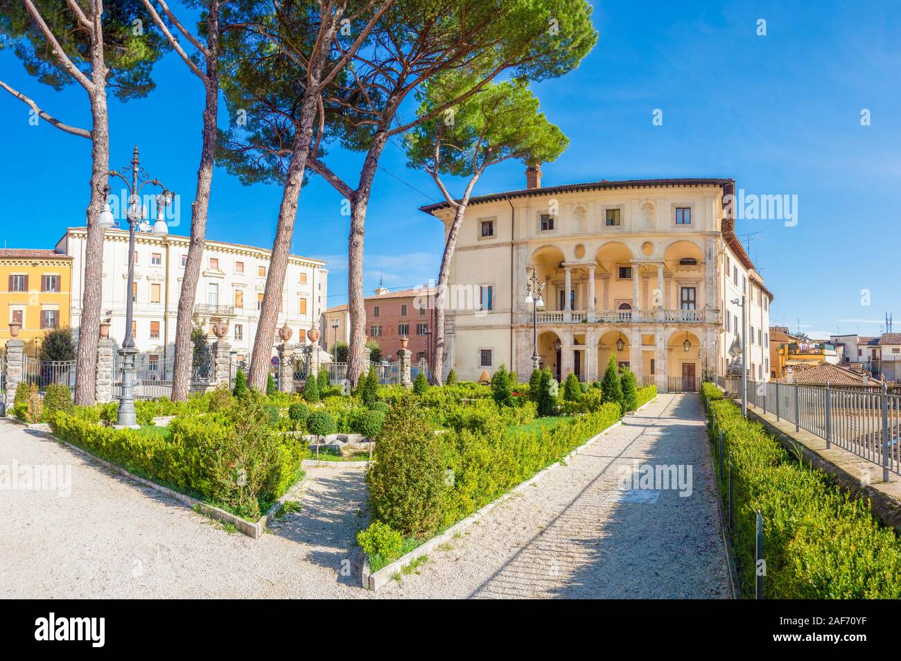 Rieti (Italy) - The historic center of the Sabina's provincial capital ...